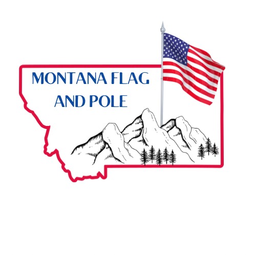 Montana Flag and Pole